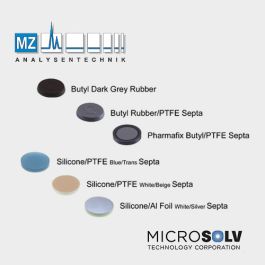 95025-08 Septa, white silicone rubber/ white PTFE, ultra low bleed, for ...